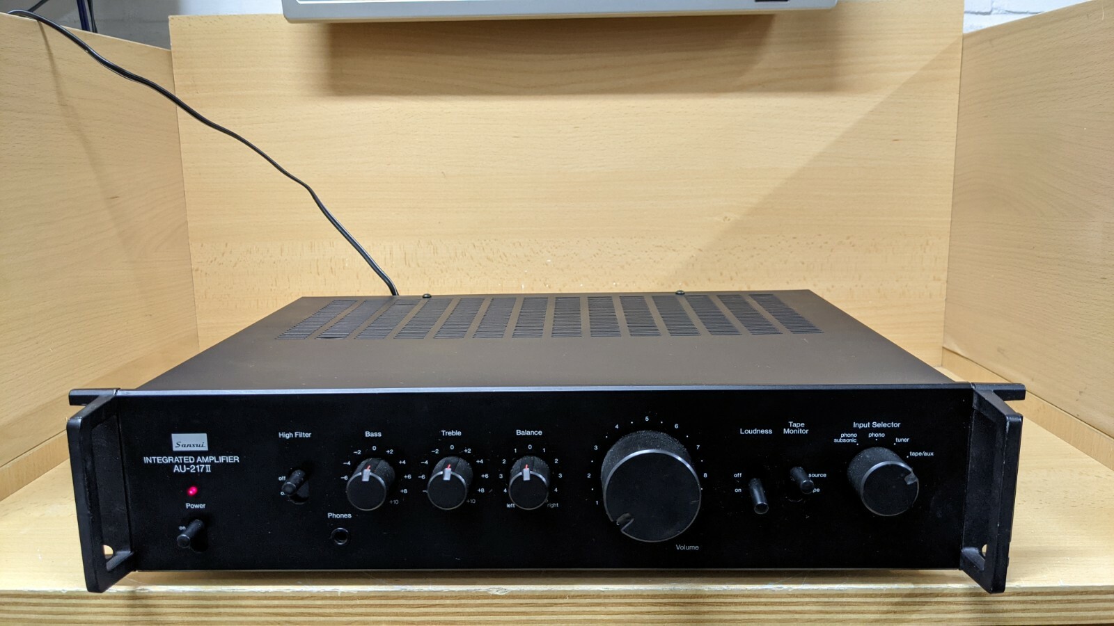 Sansui integrated amplifier au-217 specs