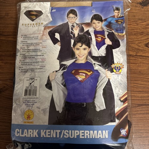 Clark Kent Superman Returns Reporter Nerd Halloween Child Costume Size ...