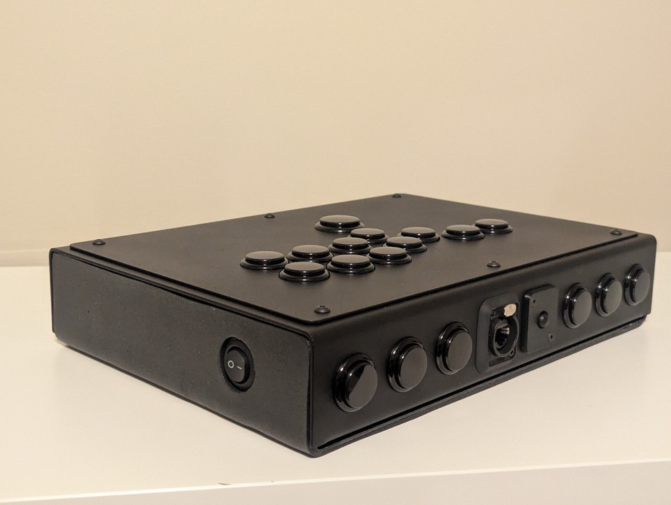 Arcade Fight Stick, Hitbox layout, Steel Case, Brook Wireless PCB PS4 ...