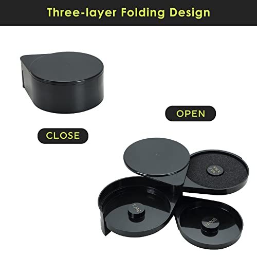 3tier Bar Glass Rimmer Bartender Tool With Sponge 3tray Black Plastic ...