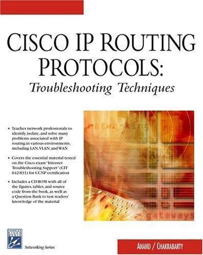 Cisco IP Routing Protocols: Troubleshooting Techniques [With CDROM ...