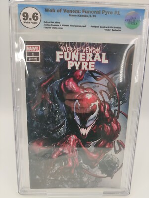 Web of Venom Funeral Pyre Marvel Comics 9/19 EGS 9.6 | eBay
