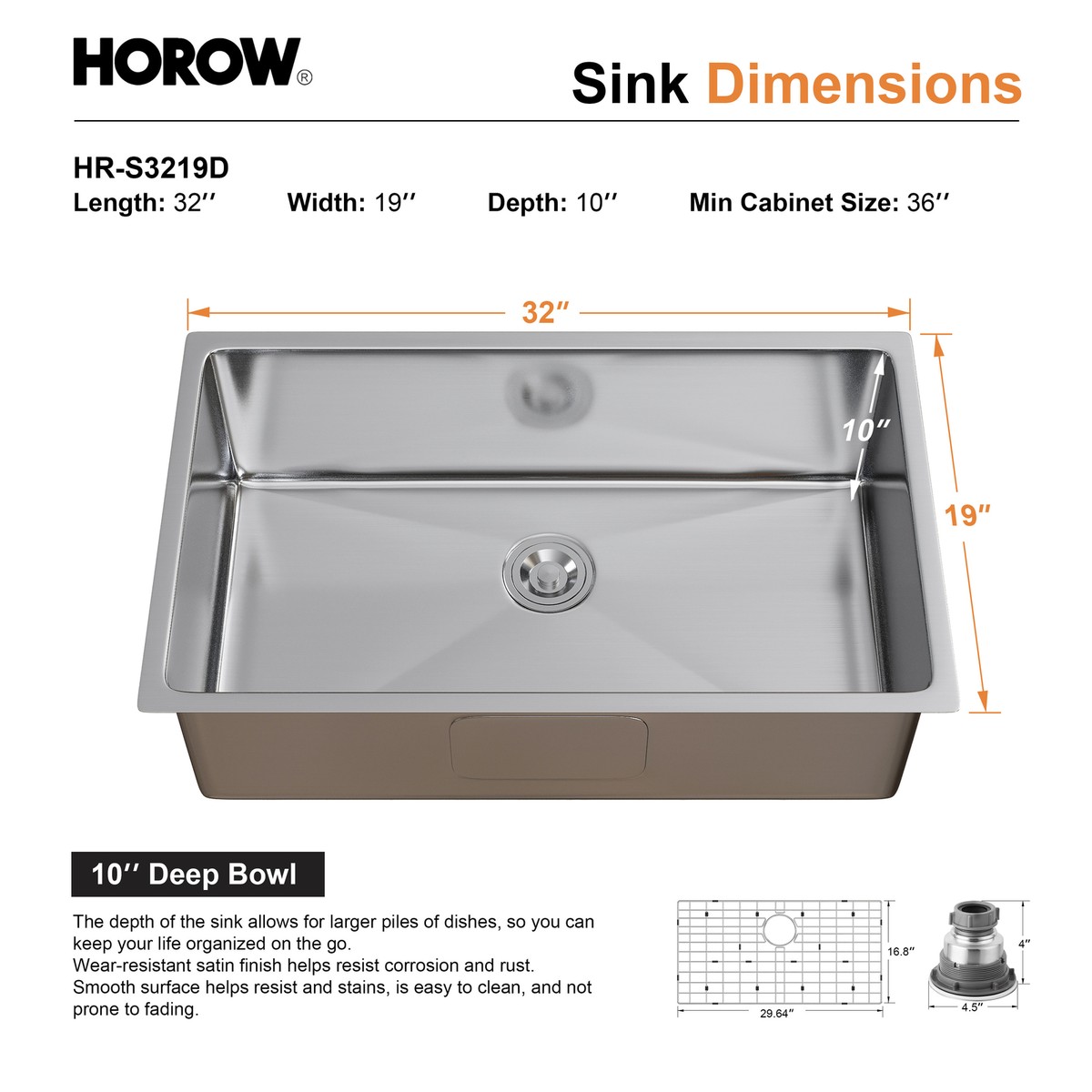 Modern Kitchen Sink Dimensions