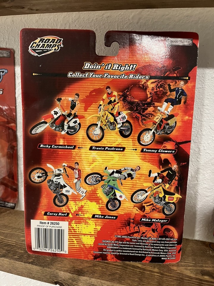 Ricky Carmichael GOAT RARE Road Champs MXS Moto x Dirt Bike Toy ...