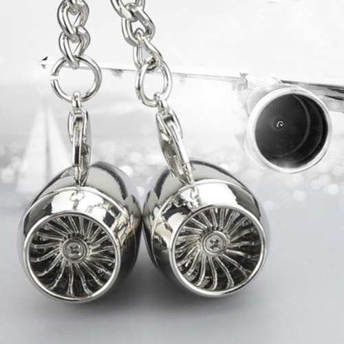 New Design Metal Plane Engine Keychains Mini Jet Engine Keyrings Gifts ...