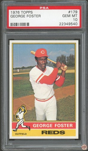 1976 TOPPS GEORGE FOSTER #179 PSA 10 POP 33 (540) | eBay