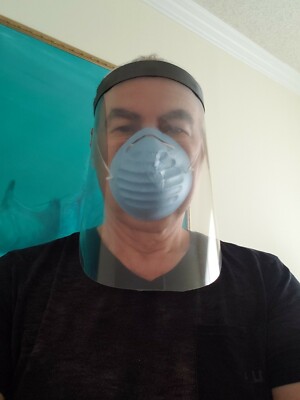 FACE SHIELD / SNEEZE GUARD 12X12" MYLAR MIL SPEC. (2 SHIELDS) | HAND ...