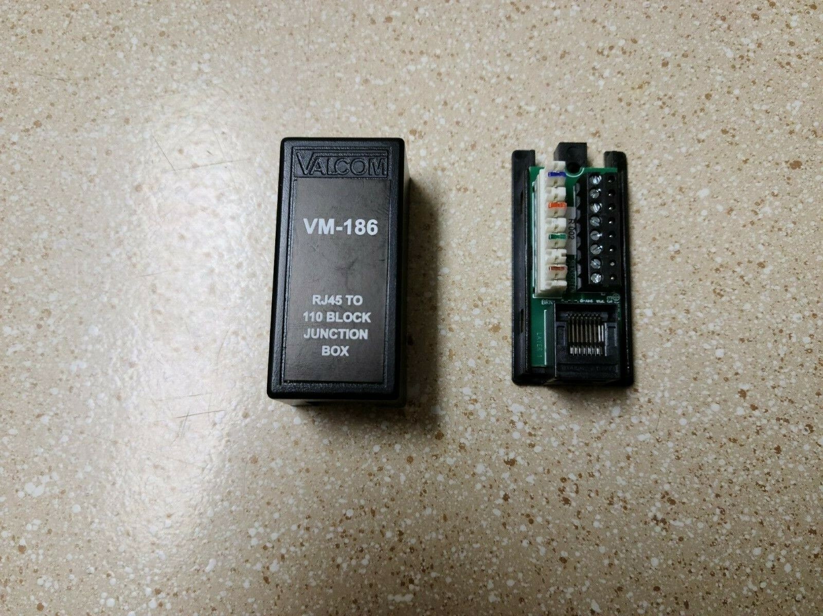 BRAND NEW VALCOM VM-186 RJ45 TO 110 ADAPTER BLOCK JUNCTION BOX WITH ...