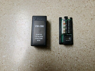 BRAND NEW VALCOM VM-186 RJ45 TO 110 ADAPTER BLOCK JUNCTION BOX WITH ...