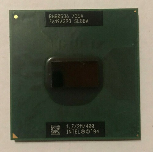 INTEL PENTIUM M 735A MOBILE -SL8BA -1,7GHz/2M/400 Sockel mPGA478C #358 ...