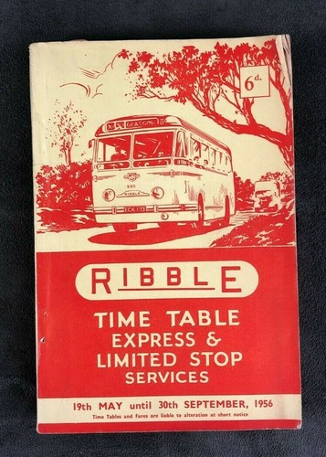Ribble Express & Limited Stop Service May September 1956 Fares ...