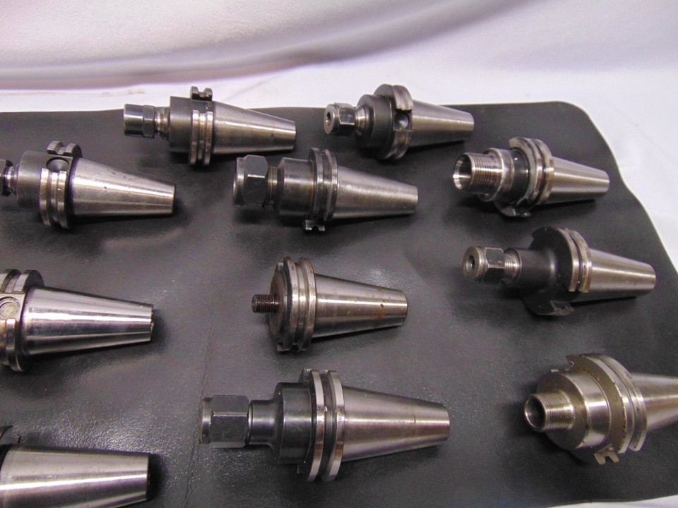 (11) CAT40 double Angle Tool holders Parlec 40-20DC2 Centaur C40RA 180 ...