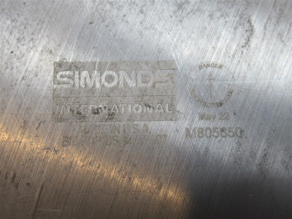 Simonds International M805650, Chipper Knives - 3 Each - Made in USA | eBay