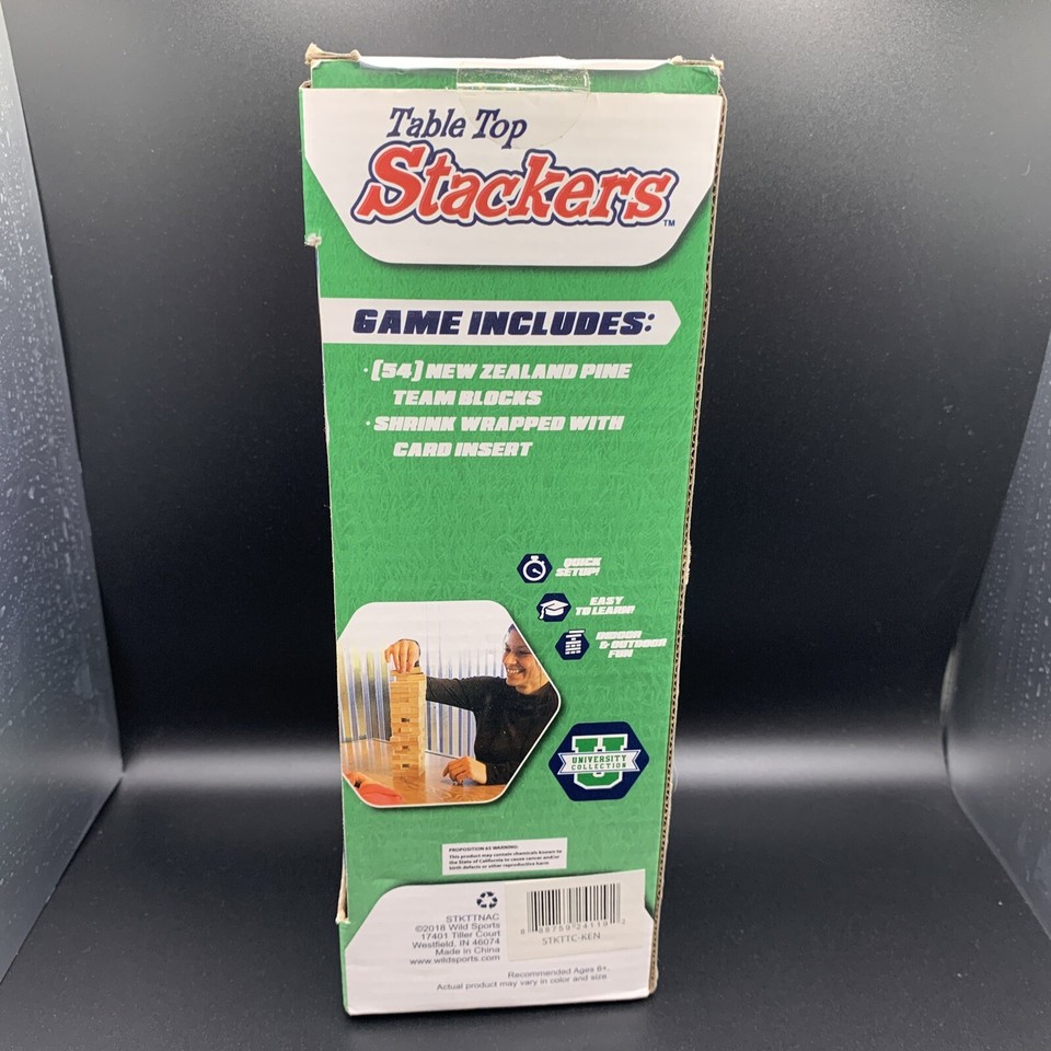 Kentucky Wildcats Table Top Stackers Wooden Game Dexterity Game BBN NIP ...