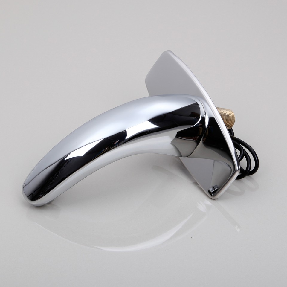 US Automatic Mixer Hands Free Sensor Chrome Bathroom Faucet Basin ...