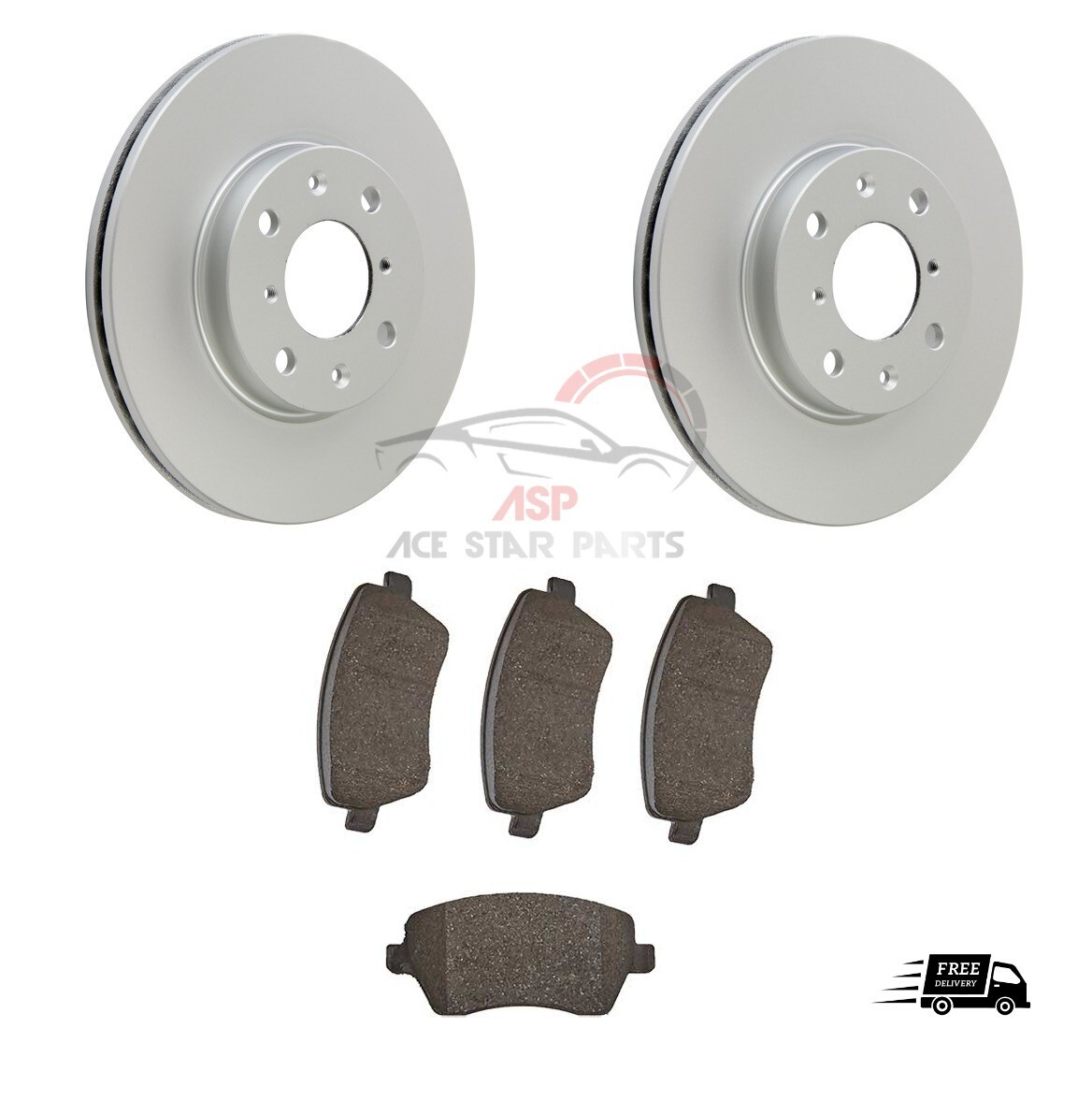 SUZUKI SWIFT FRONT BRAKE DISCS AND BRAKE PADS SET 1.3 GL 1.5 GLX 2005 ...