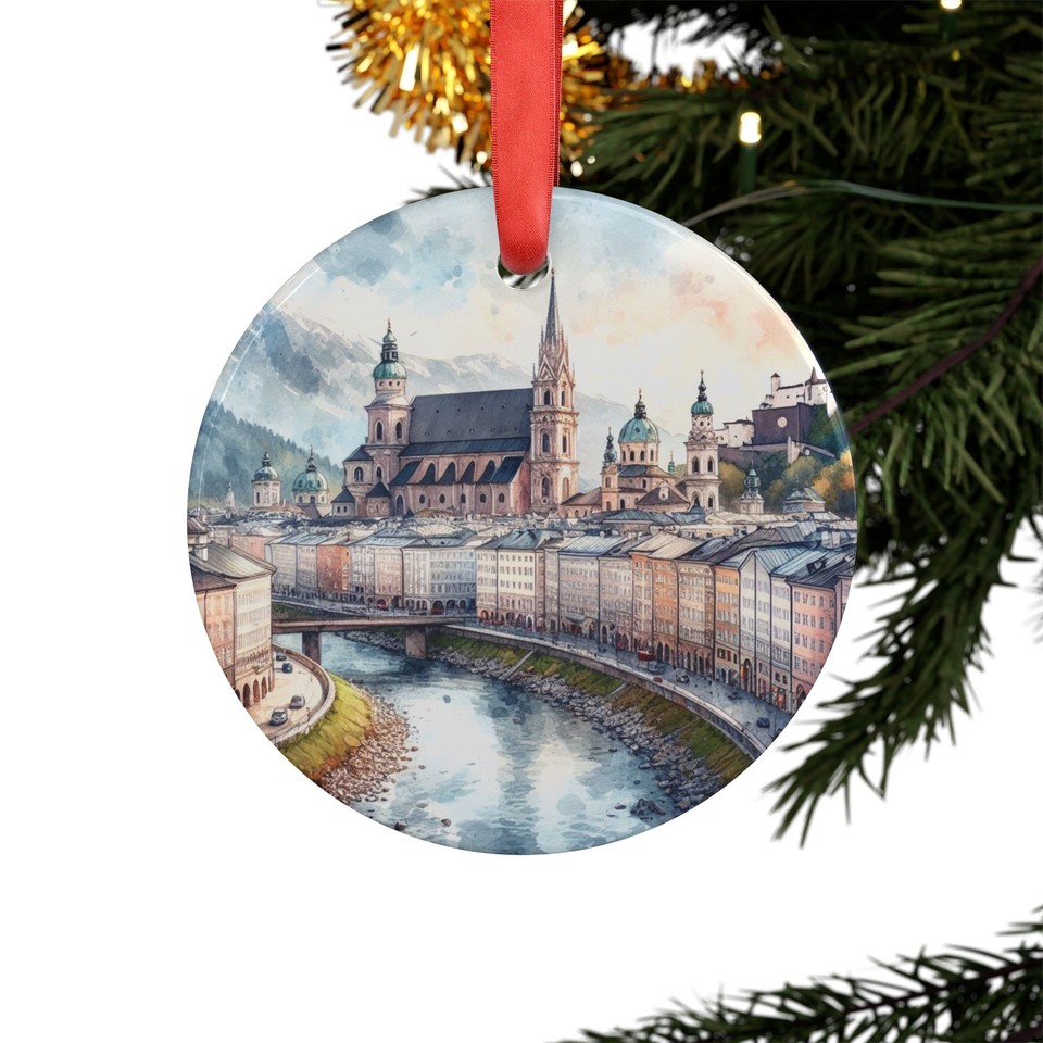 SALZBURG AUSTRIA City View, Austrian Travel, Personalized Acrylic ...