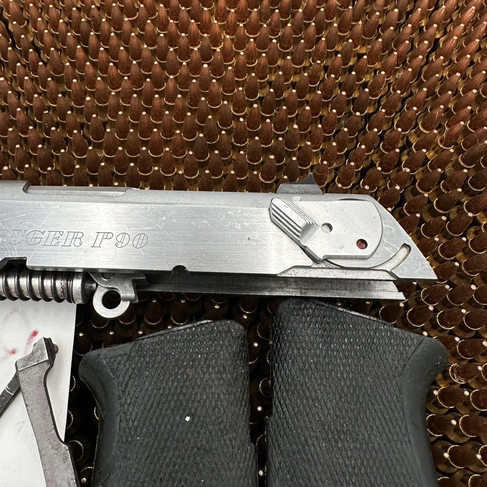 Ruger P90 Factory OEM Stainless Complete Slide Assembly And LPK .45 ACP ...