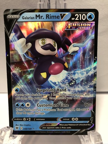 Galarian Mr. Rime V 049/189 - Astral Radiance Ultra Rare Pokemon Card ...