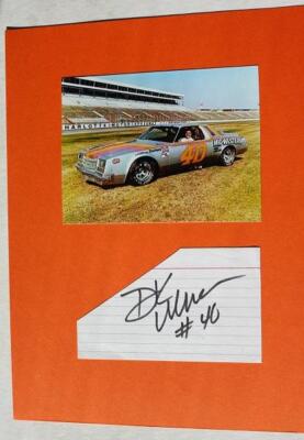 D.K. Ulrich #40 Race Car Driver Hand Signed Autographed 3X5 Card Photo ...