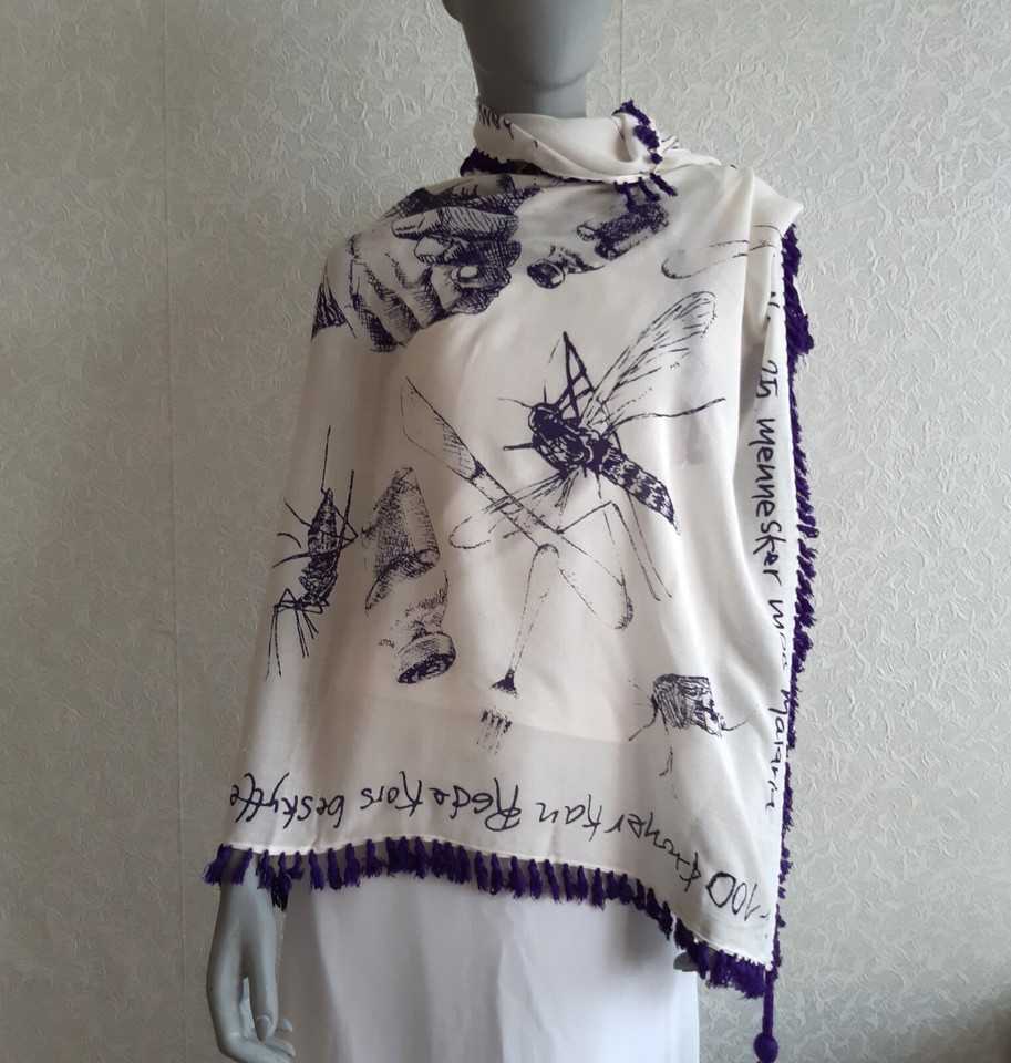 Designers Remix Collection by Charlotte Eskildsen Square Scarf 42"/ 106 ...