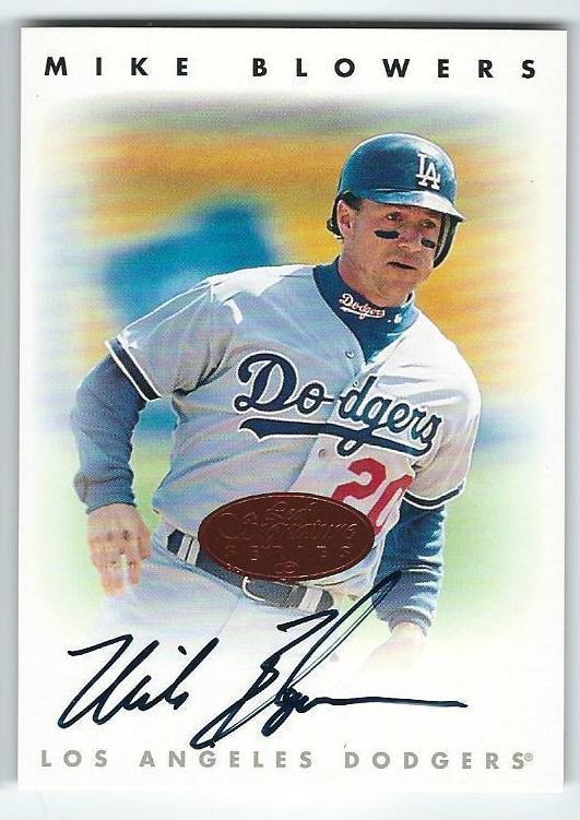 Mike Blowers 1996 Leaf Signature Series AUTOGRAPH Card BRONZE | eBay
