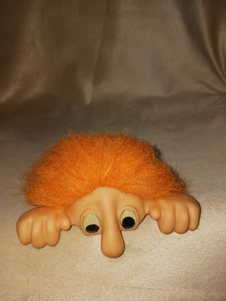 Vintage Peekin’ Zeke Computer Monitor Shelf Sitter Figure - Orange Hair ...