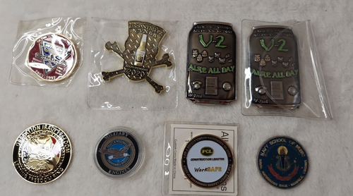 Military Challenge Token Coins Misc Lot of 8 | eBay