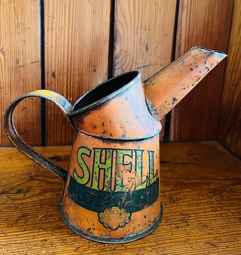 Vintage Shell oil pourer can | eBay UK