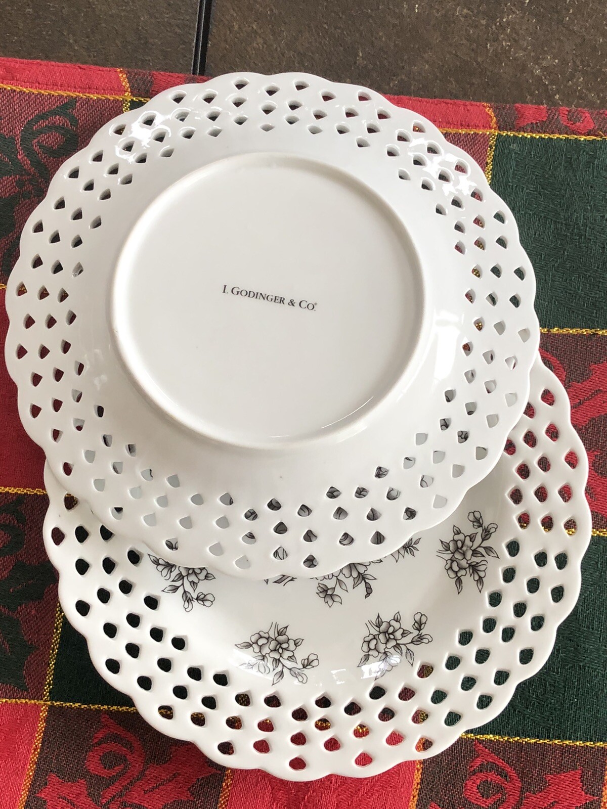 I. Godinger & Co. Lace Dinner Plates and Bread Plate- Set of 6 | eBay