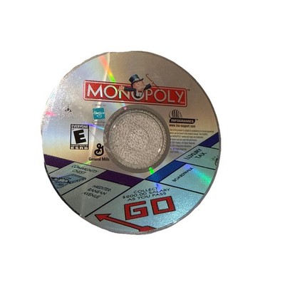 Monopoly CD-ROM (Windows PC, 2001) Hasbro General Mills Infogrames AOL ...