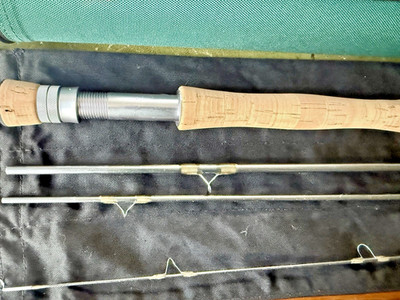 Hardy Jet Sintrix 9 Foot 6 inch Carbon #6 Trout 4 Piece Fly Rod with ...
