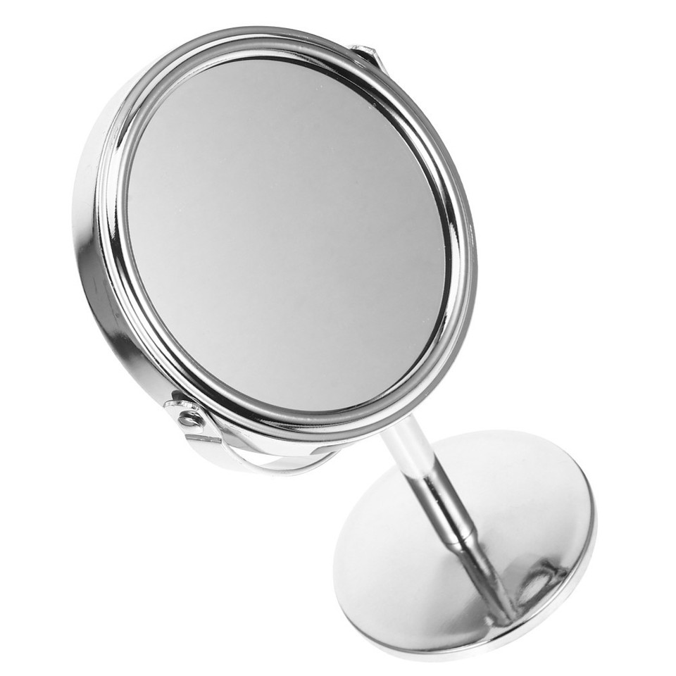 Rotating Double Sided Magnifying Makeup Mirror Tabletop Round with ...