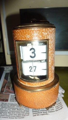 Antique Plato Flip Ticket Carriage Clock 8 Day G.W.O. | eBay