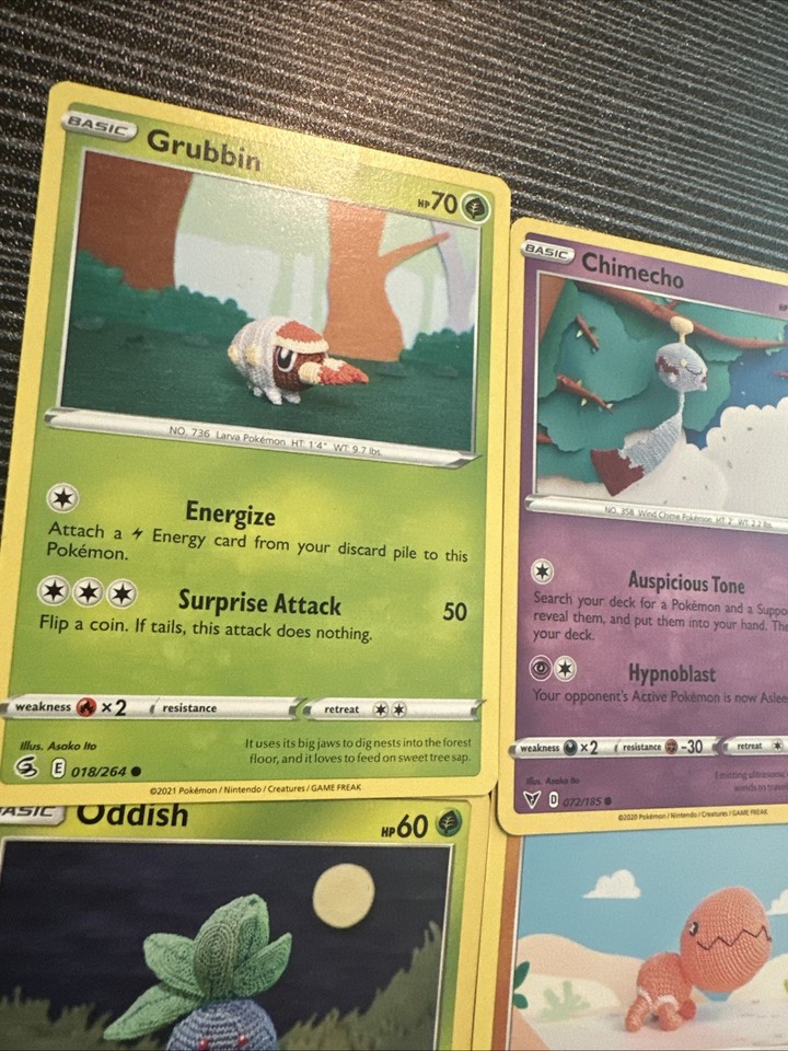 Pokémon TCG - Asako Ito Collection - Knitted Yarn Art Lot | eBay