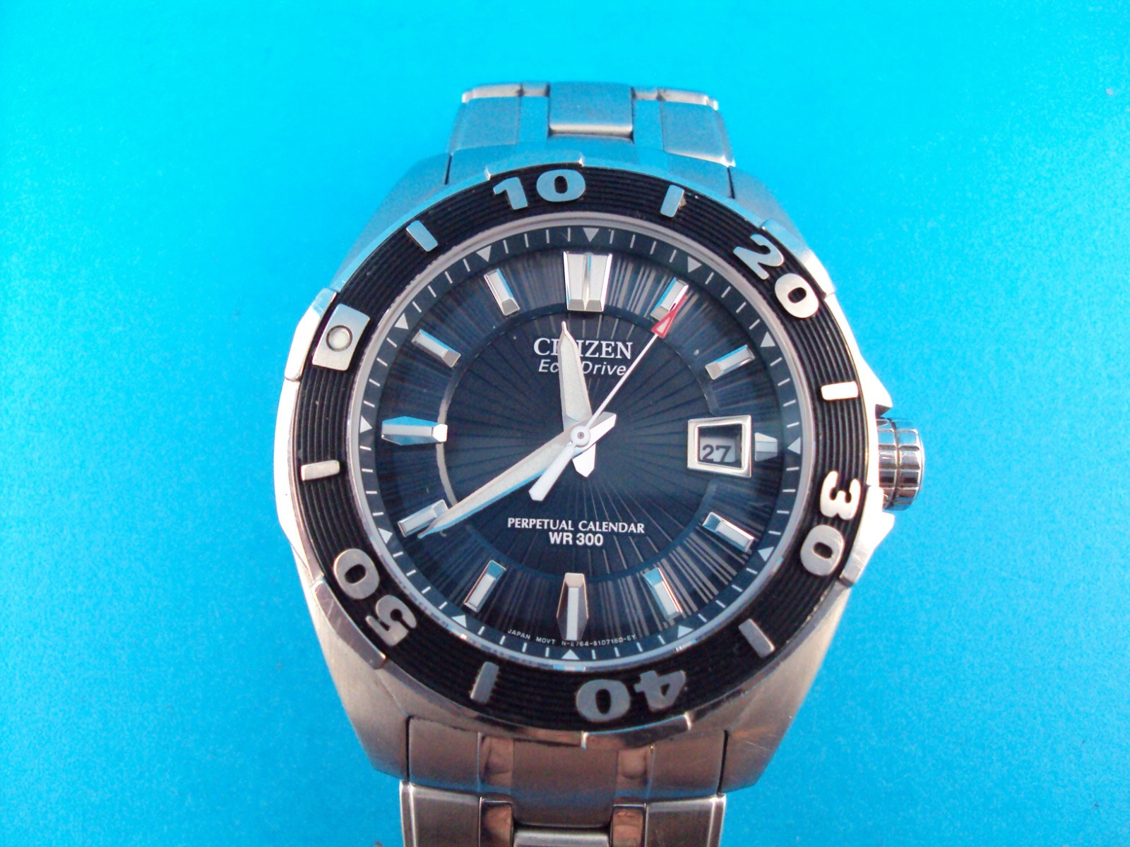 MENS CITIZEN ECO-DRIVE PERPETUAL CALENDAR WR 300 SPOR… - Gem