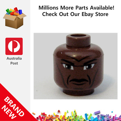 Genuine LEGO™ Brown Minifigure Head Male Forehead 3626 4544072 New ...