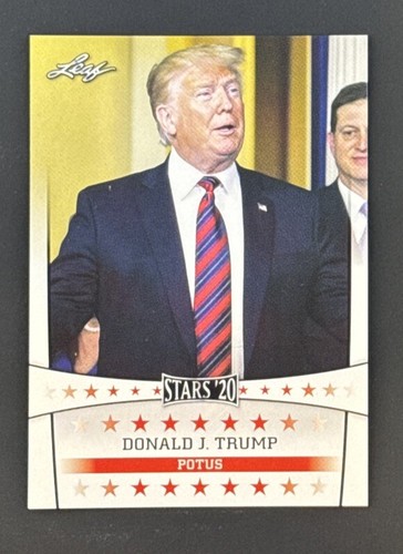 DONALD J. TRUMP 2020 THE 45th POTUS LEAF Card #06 | eBay