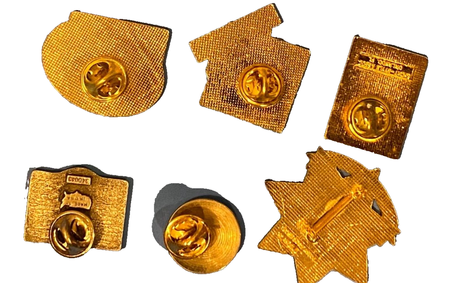 6 ATA Shooting Pins Trap And Skeet Hat and Vest All different | eBay