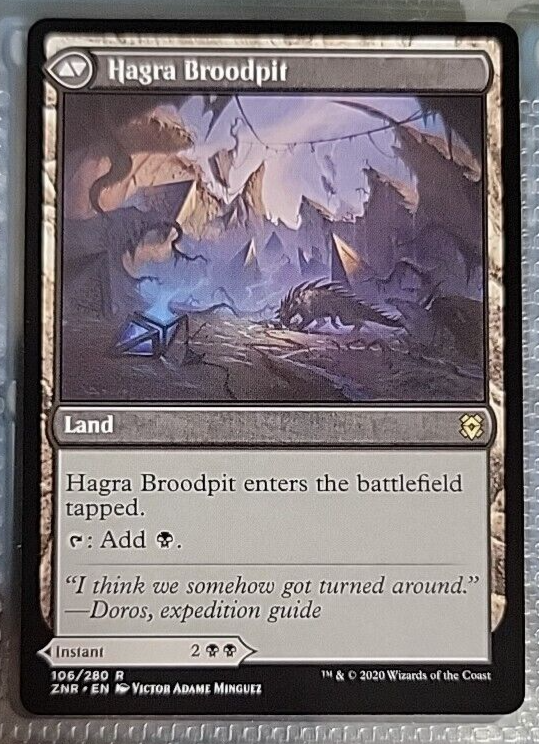 MTG Hagra Mauling Hagra Broodpit Zendikar Rising 106/280 Regular Rare ...