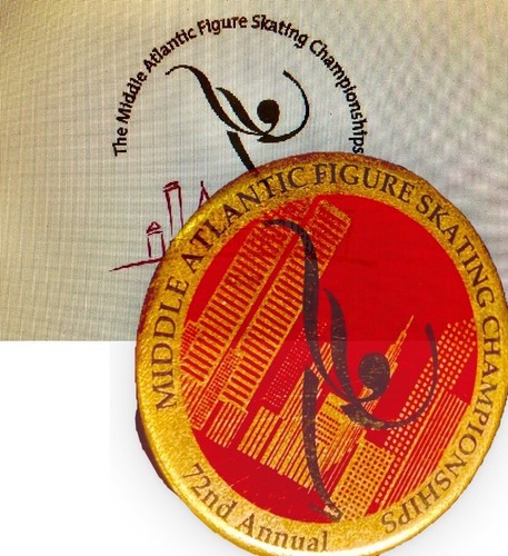 MIDDLE ATLANTIC Figure Skating CHAMPIONSHIP VINTAGE Official LOGO ...