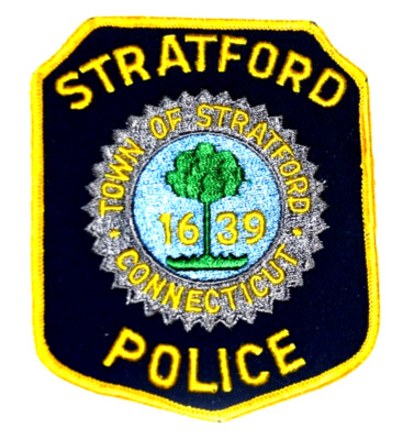 STRATFORD CONNECTICUT CT Sheriff Police Patch TOWN SEAL LARGE OAK TREE ...