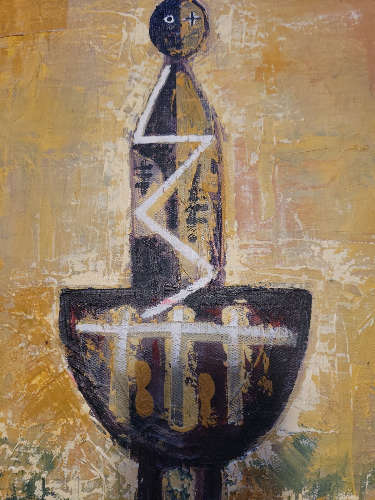 Alejandro Lazo Original painting untitled 17x20 | eBay