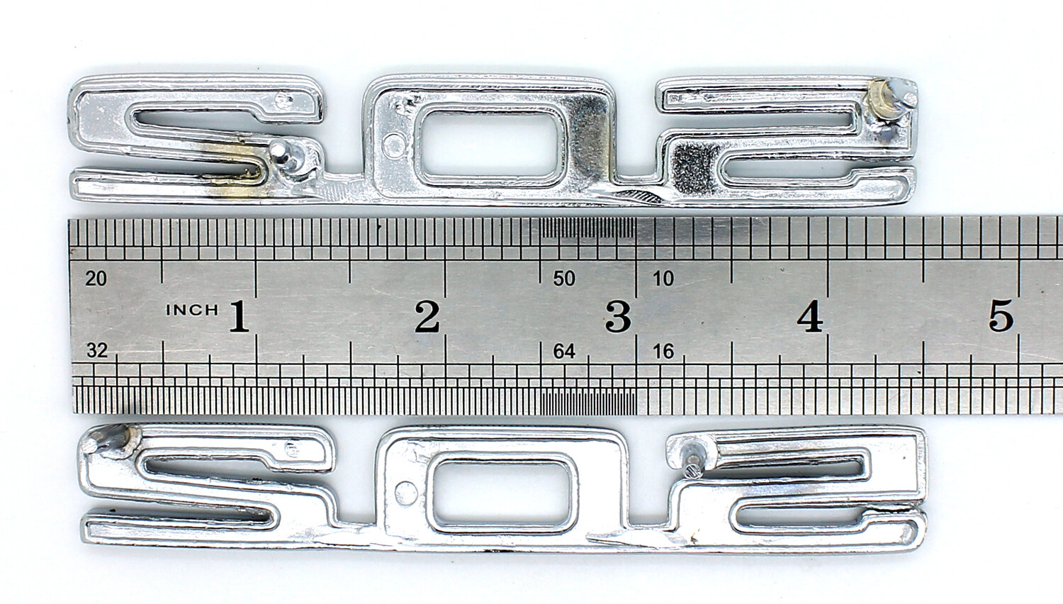 NEW 502 Front Fender Emblem Set Red Trim Engine Badge / For 1968 CAMARO ...