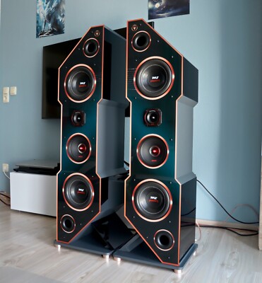 TOP Angebot! 1 Paar imposante High End HiFi Design Standlautsprecher ...