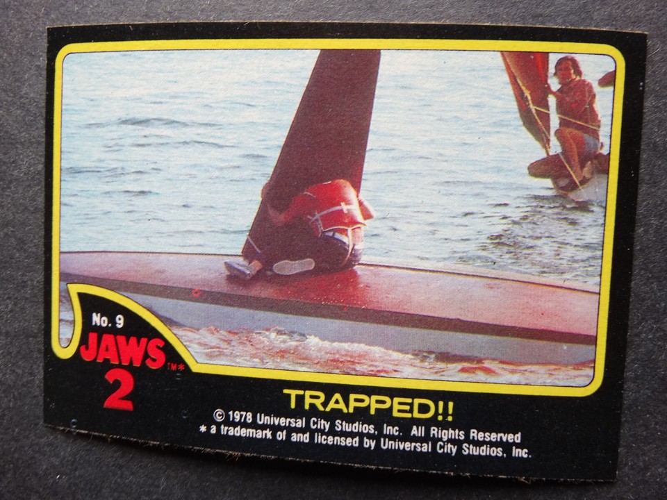 1978 Topps Jaws 2 Shark Movie Trading Card Complete Your Set You U Pick ...