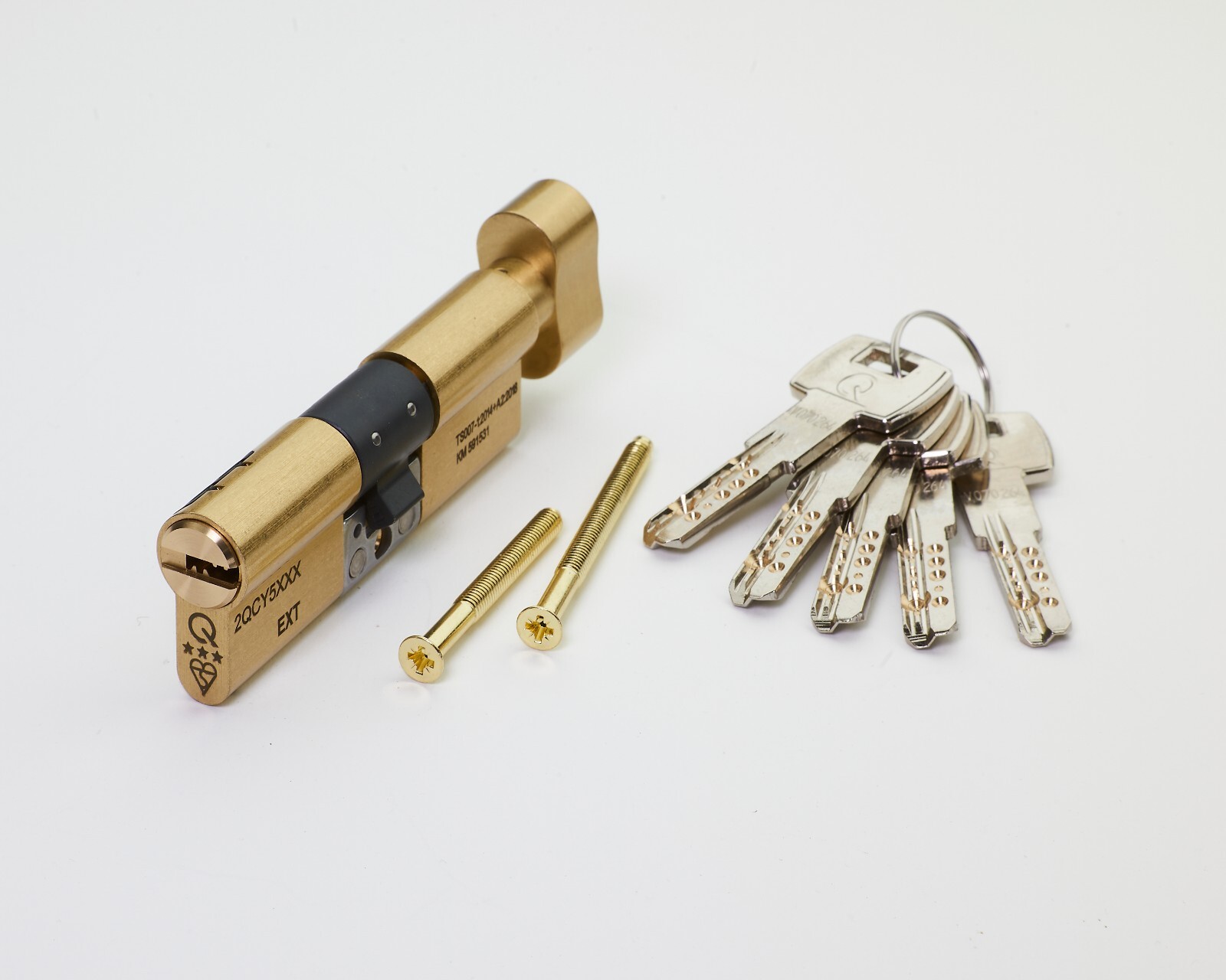 uPVC Door Lock Thumbturn Euro Cylinder TS007 3 Star GreenteQ Orion Anti ...