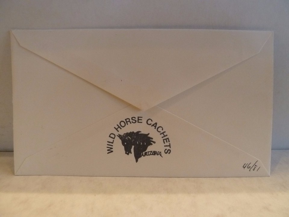 MARK McGWIRE WILD HORSE "HAND PAINTED ARTIST SIGNED" CACHET #46 OF 81 ...