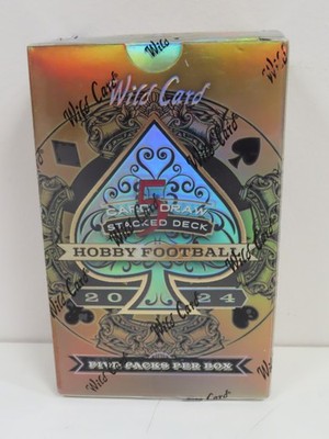 2024 Wild Card Five Card Draw Stacked Deck Football Sealed Hobby Box | eBay