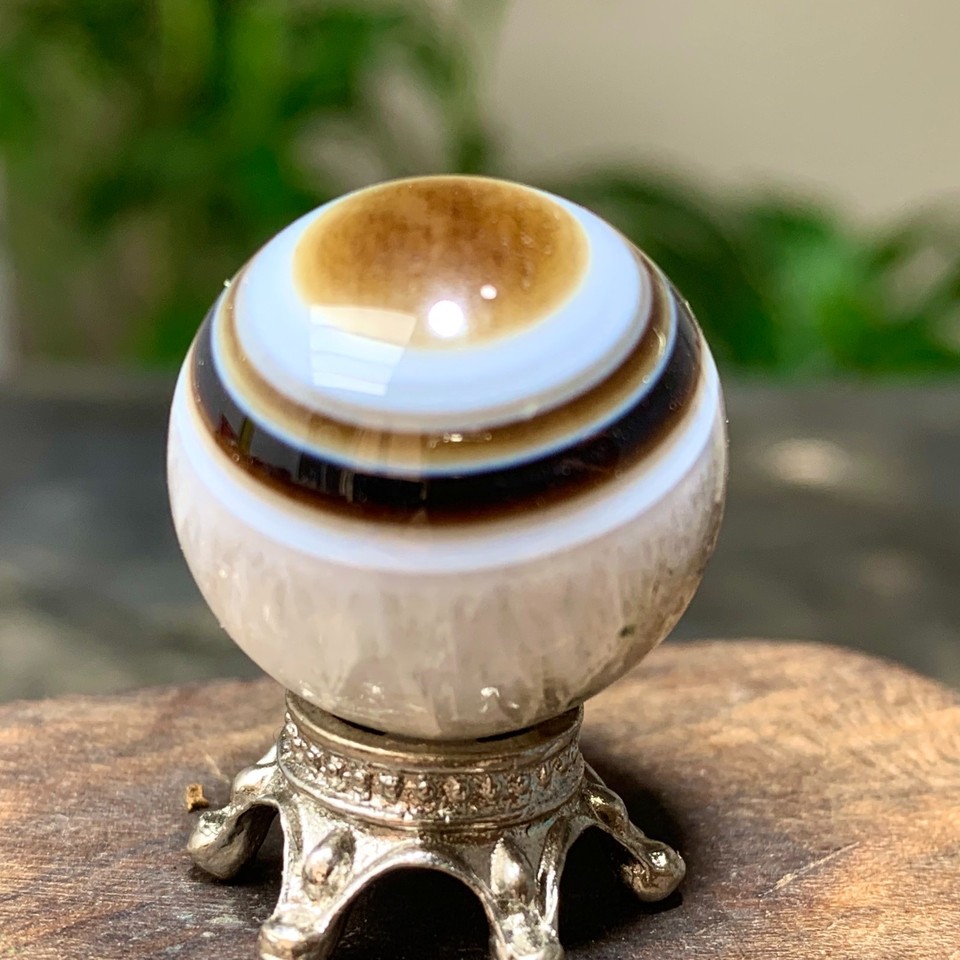 11G Natural Gobi Agate Eye Agate/Crystal Ball Madagascar A637 | eBay
